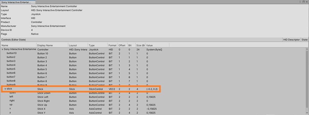 Gamepad/Joystick axis value is wrong in central postion - Unity Engine - Unity Discussions