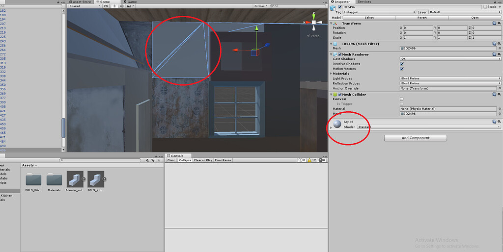 Unity missing textures in some parts of model - Questions & Answers - Unity Discussions