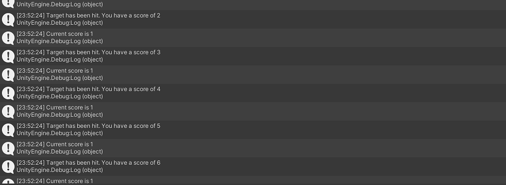 How can I ensure an accurate score count when using the Ray Interactor to hit targets? - Unity ...