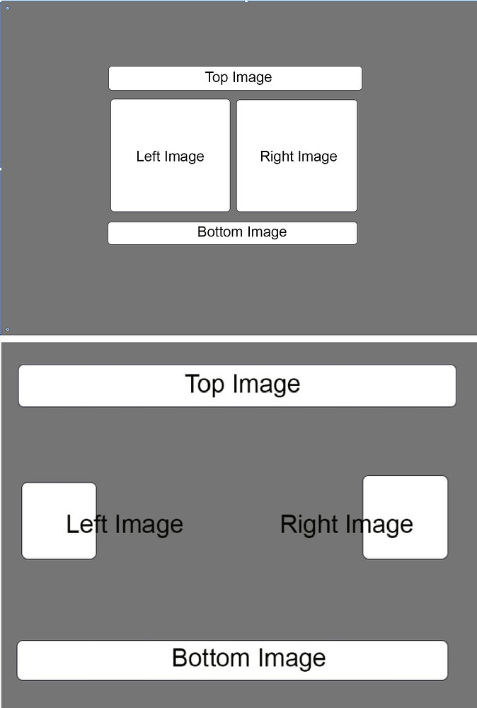 UI - How do I set the anchors to align left and right images when resized? - Questions & Answers ...