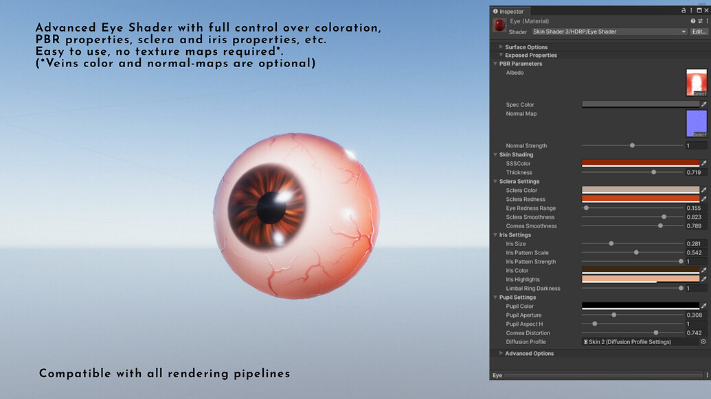 [NEW RELEASE] PIDI - Skin & Eye Shaders 3. Advanced materials for your ...