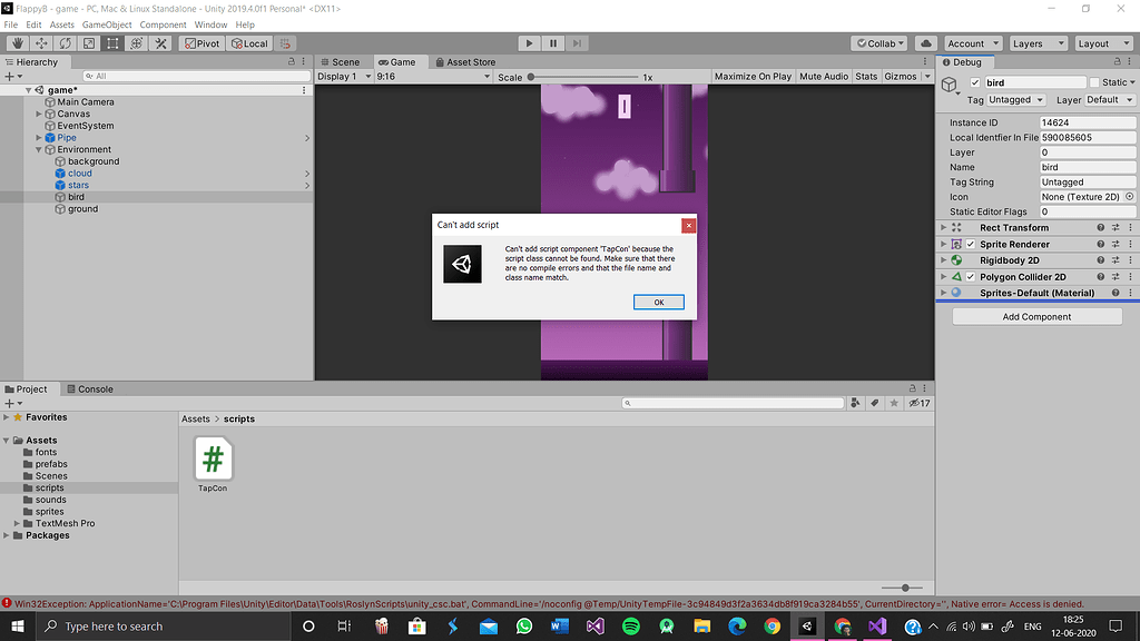 Win32Exception - Questions & Answers - Unity Discussions