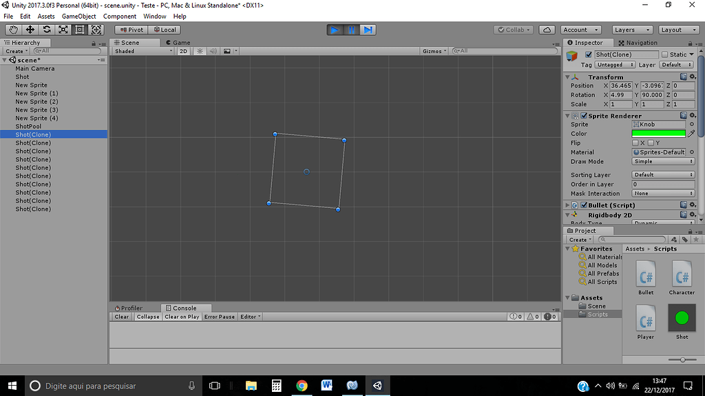 Unity 2d Instantiated Objects Are Not Visible Questions And Answers Unity Discussions