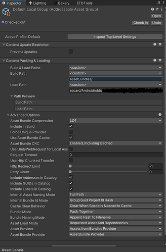 Can't build Addressables with custom build and load paths - Unity Engine - Unity Discussions