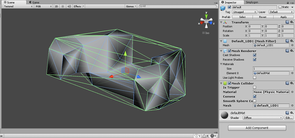 Convex mesh collider dose not cover inner faces of a Game Object - Unity Engine - Unity Discussions
