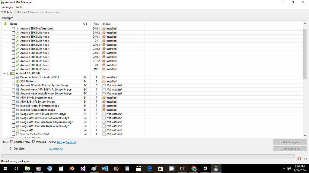 Error : Google.JarResolver.ResolutionException: Cannot find candidate artifact for com.google ...