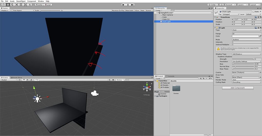 How to fix the light passes through the object - Questions & Answers - Unity Discussions