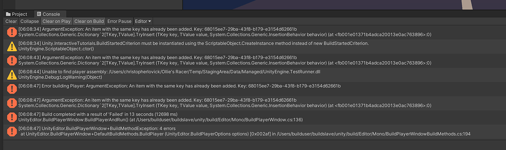 My kart game won't build - Questions & Answers - Unity Discussions