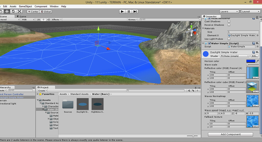 Cant make Basic Water work - Unity Engine - Unity Discussions