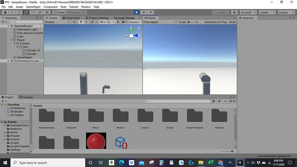 Gun stretches when rotated - Questions & Answers - Unity Discussions