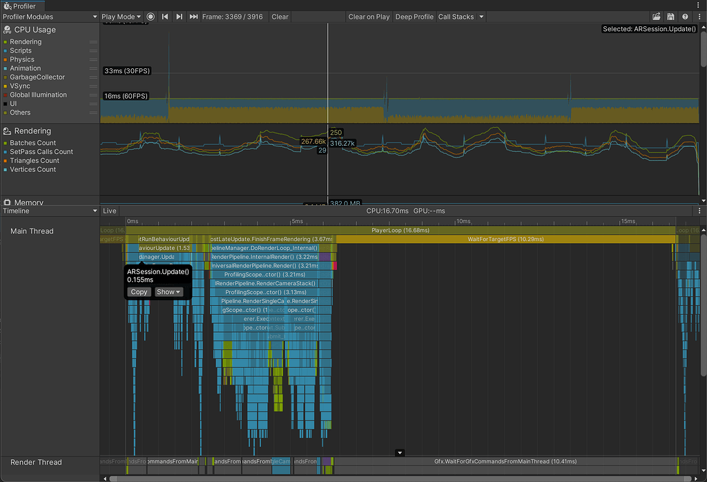 iOS Performance issues when using post processing and arfoundation (URP) - Unity Engine - Unity ...
