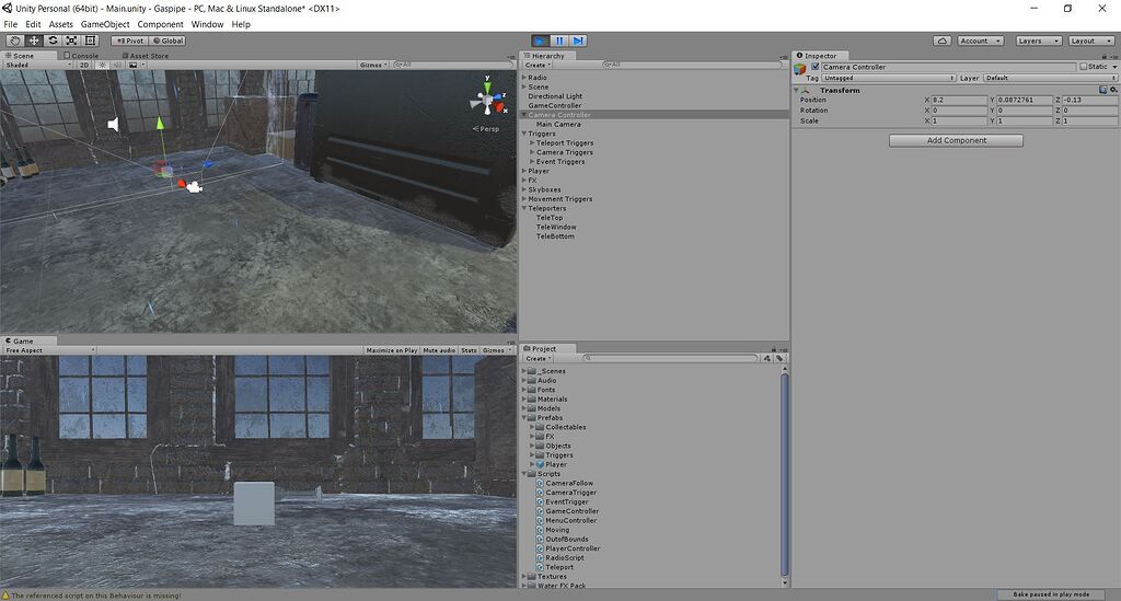 Camera Controller To Player Position Conflict Questions And Answers Unity Discussions 