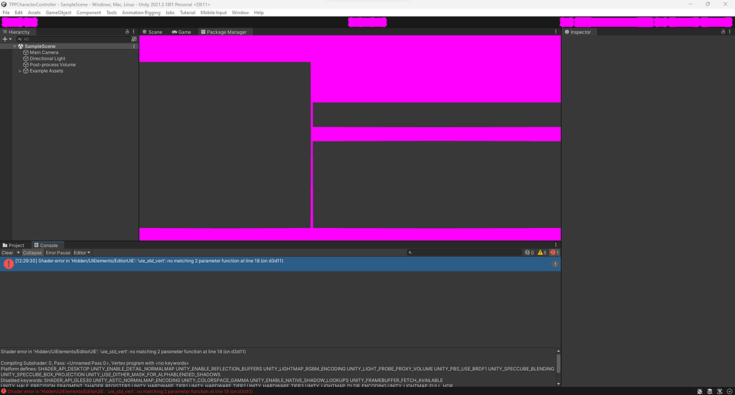 Unity Editor Ui Turns Pink Questions And Answers Unity Discussions