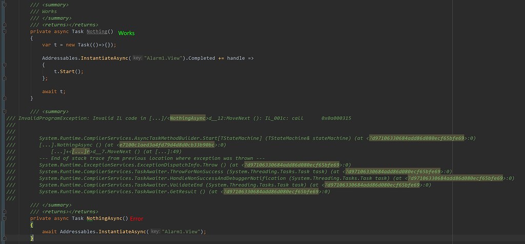 Invalid IL code - Unity Engine - Unity Discussions Invalid IL code - Unity Engine - Unity Discussions