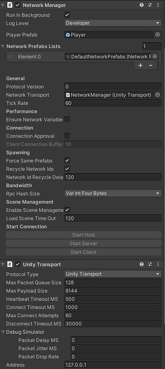 High RTT with client and host on same pc - Questions & Answers - Unity Discussions