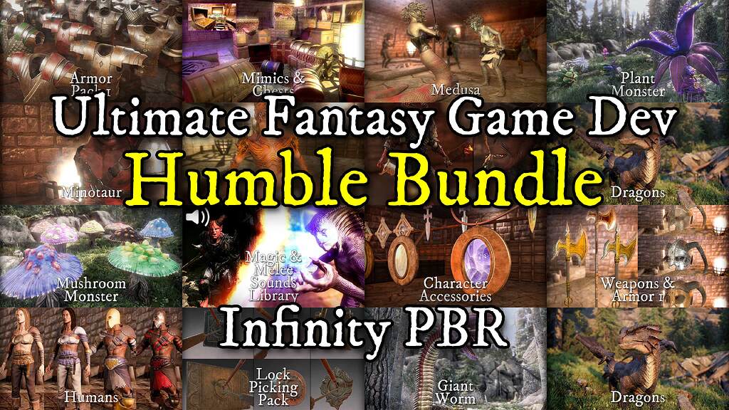 [HUMBLE BUNDLE] 18 Infinity PBR packs in an exclusive Fantasy Game Dev Humble Bundle ...