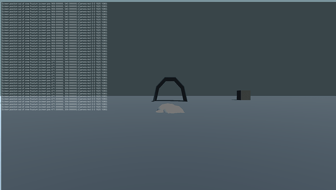 Screen Position Out Of View Frustum Error Help Unity Engine Unity Discussions