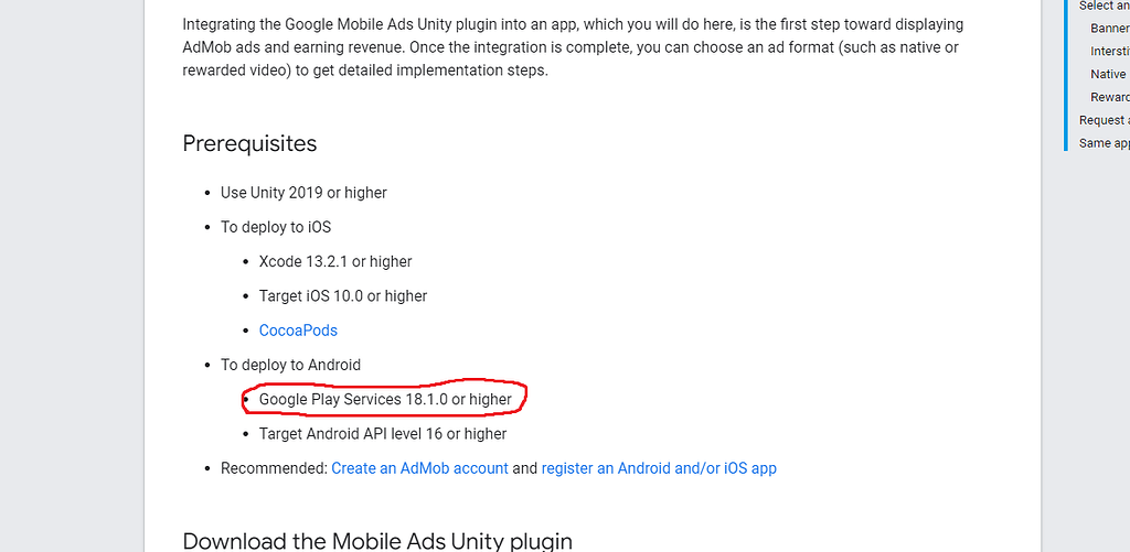 Do I have to add Google Play Service to put interstitial ad in my Unity project? - Questions ...