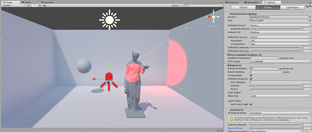 Realtime light not working with static geometry - Unity Engine - Unity ...