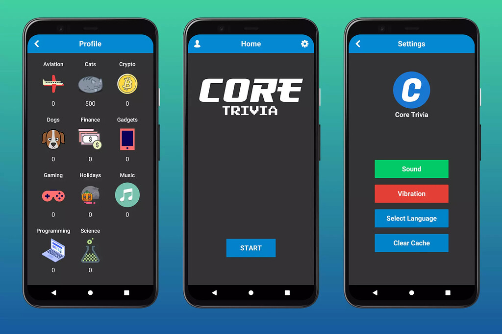 [FREE] Core Trivia Template with Admin Dashboard - Community Showcases ...