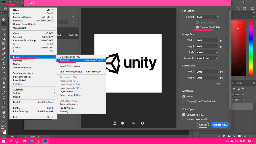 PNG Transparency - Questions & Answers - Unity Discussions