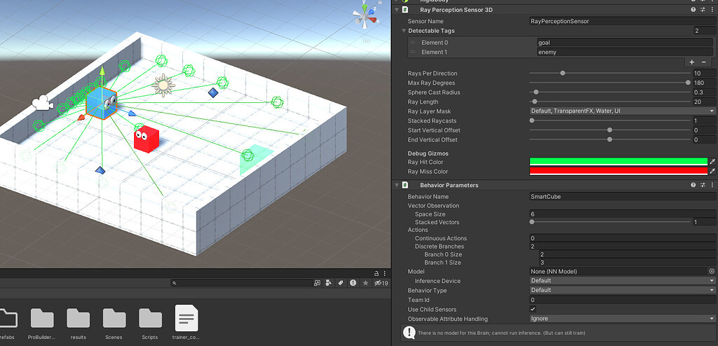 Agent not learning, but mean reward is working - Unity Engine - Unity Discussions