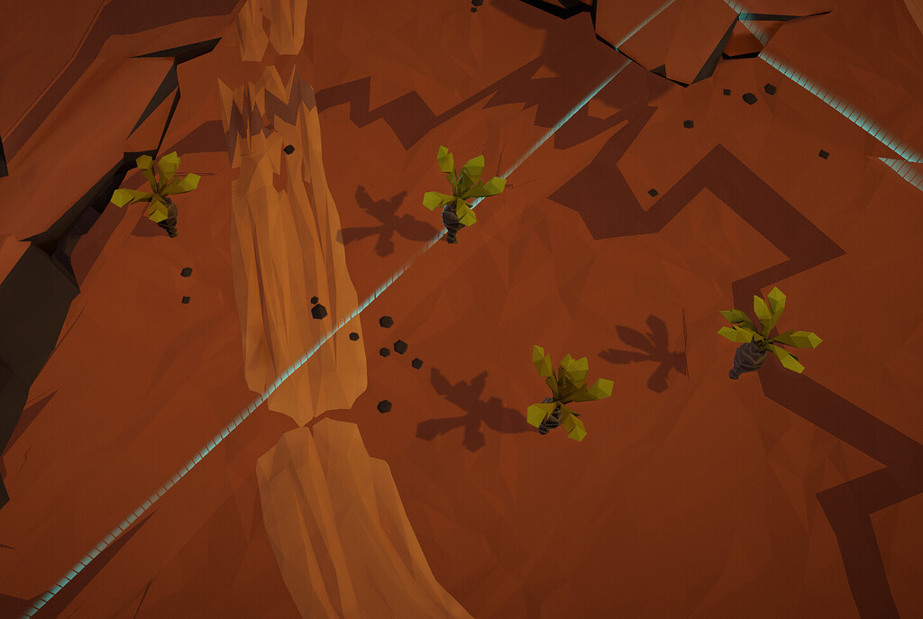 Circular shadow under camera only in build - Unity Engine - Unity Discussions