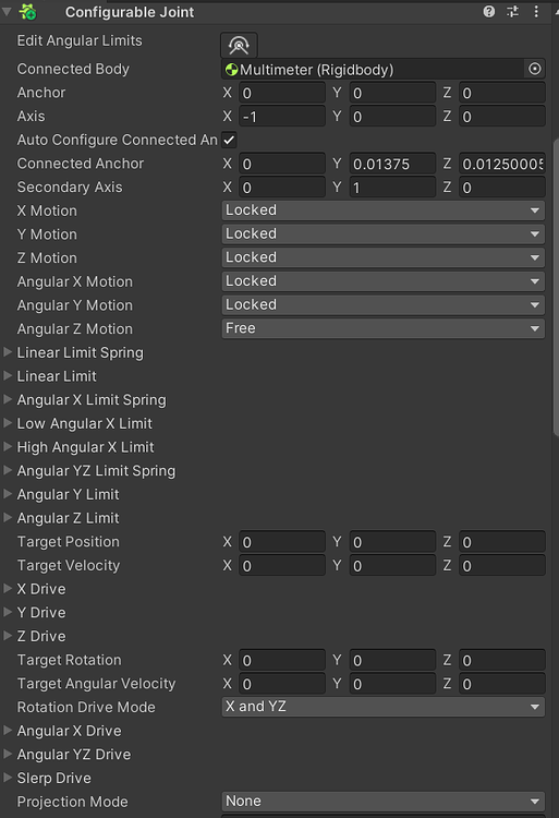 Unwanted sliding between Configurable Joint and Connected Body - Questions & Answers - Unity ...