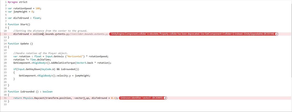 Unity 5 Checking If Player Isgrounded Questions And Answers Unity Discussions