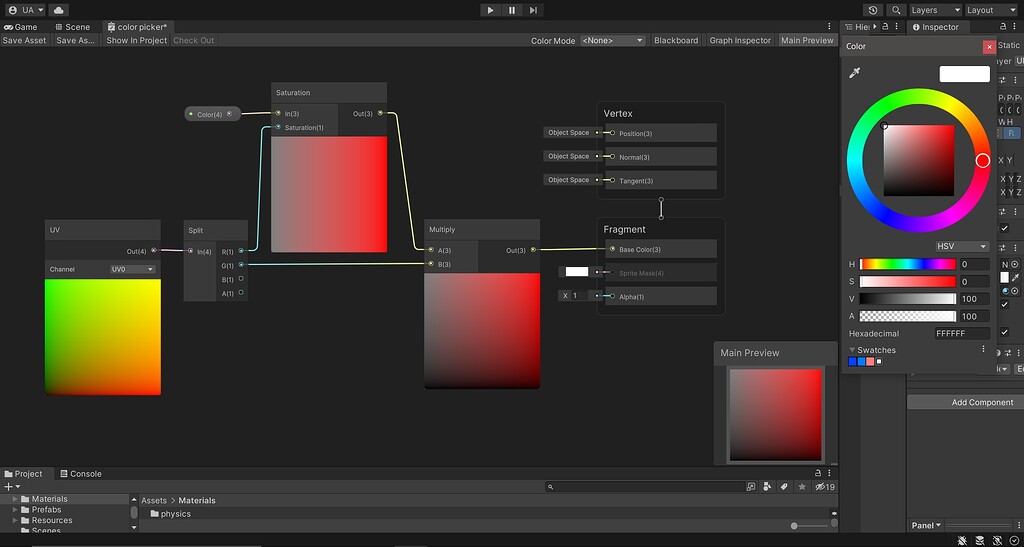 Wrong colors in attempt to recreate Unity's color picker (linear/gamma space issue ?) - Unity ...