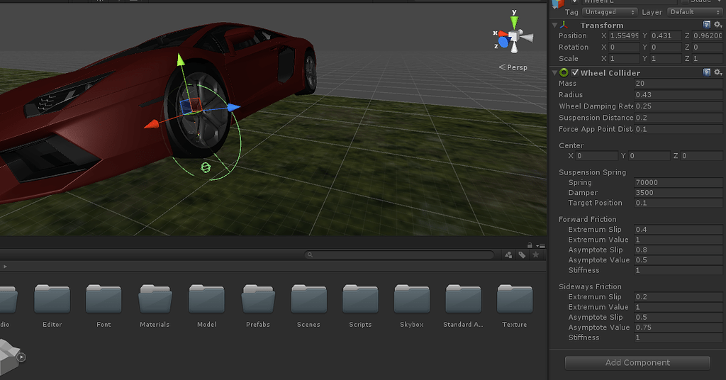 How to rotate Wheelcollider in Unity53.4f1 - Questions & Answers - Unity Discussions