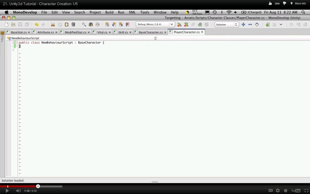can someone explain what'll happen if you remove the MonoBehavior in the class body? - Unity ...