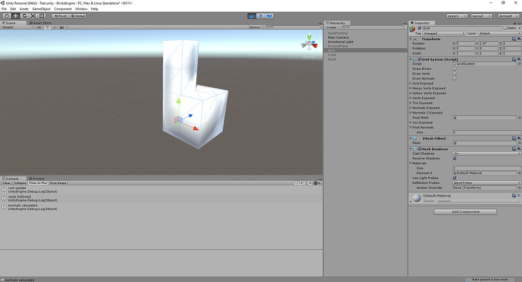 Why Is My Custom Created At Runtime Mesh Shading So Weird Questions And Answers Unity