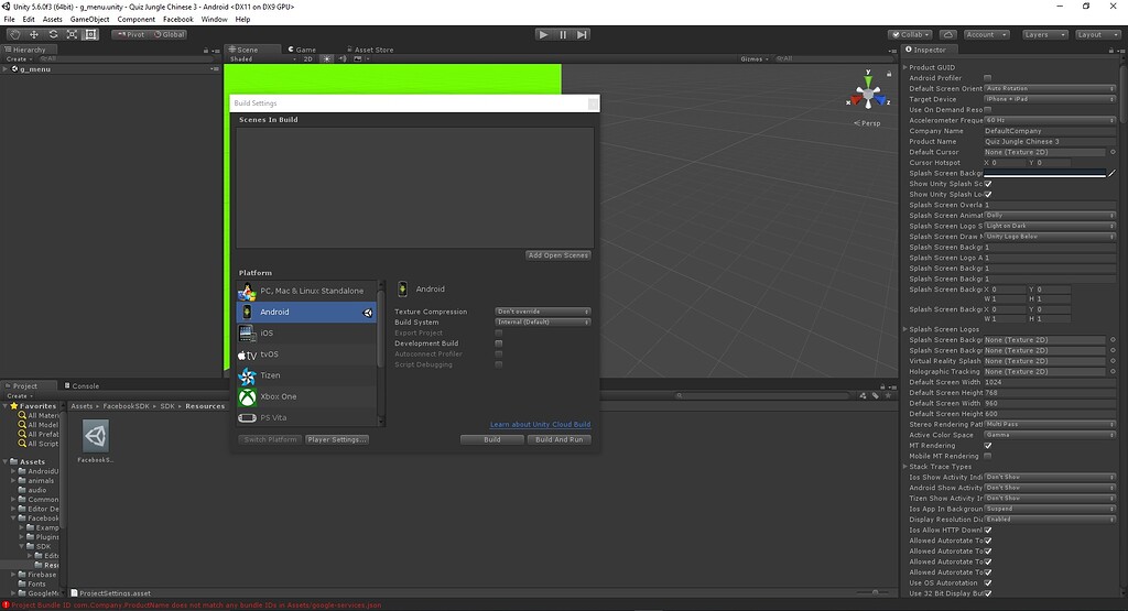 Player Settings messed up - Questions & Answers - Unity Discussions