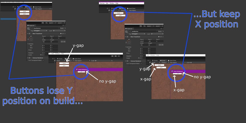 My UI buttons lose their Y-Position on save / build - Questions ...
