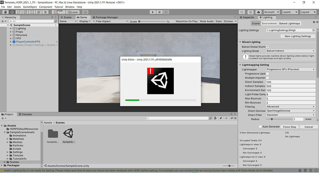 HDRP Template woes ... Unity 2020.2.x (LTS), 2020.3.x (LTS), 2021.x - Unity Engine - Unity ...