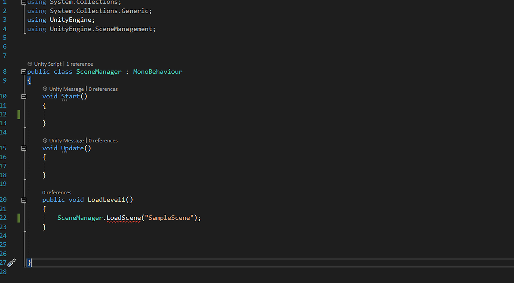 LoadScene Doesn't Work() - Unity Engine - Unity Discussions