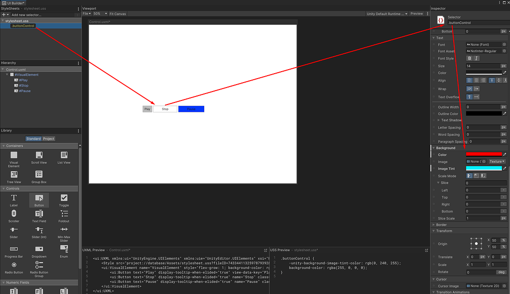 USS class color background not functional - Unity Engine - Unity Discussions