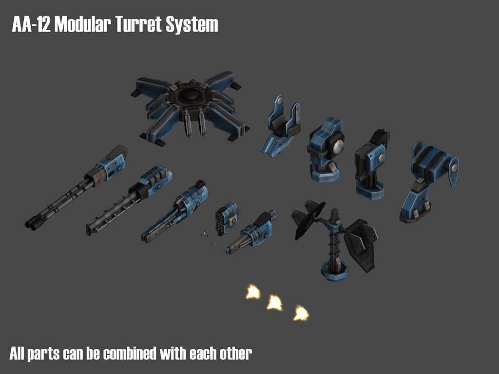 [NEW RELEASE] AA-12 Modular Turret System - Community Showcases - Unity Discussions