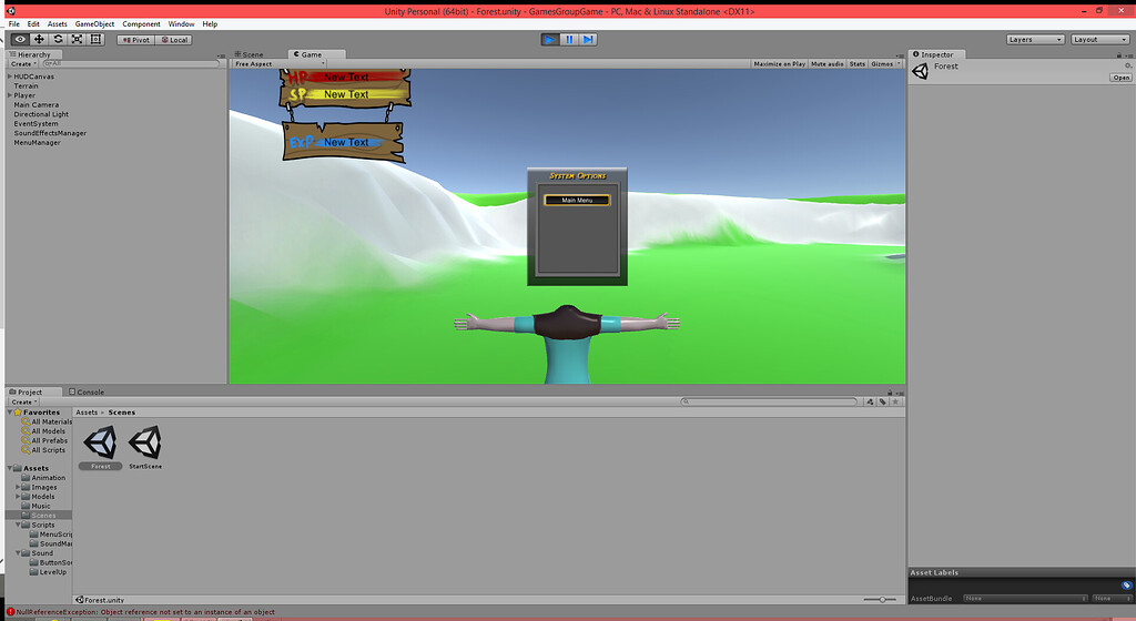 Returning back to the game via Main Menu puts dark tint on screen... - Unity Engine - Unity ...