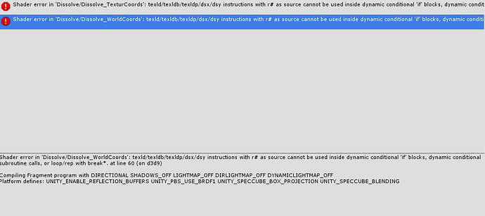 Shader was doing good suddenly shows this error pls help - Questions ...