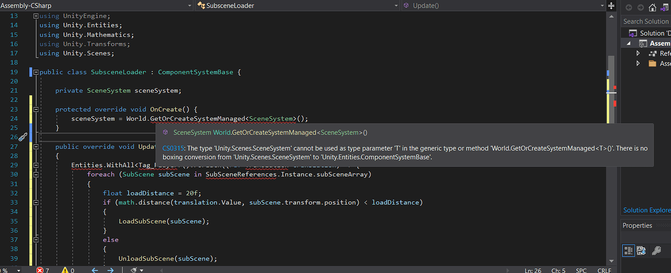 How do you load Subscenes using Entities 1.0? - Unity Engine - Unity Discussions