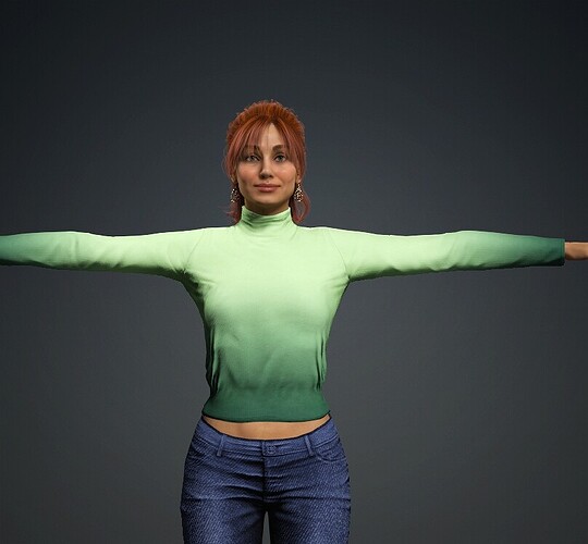 Character models created in Character Creator 4, textures coming out distorted after importing ...