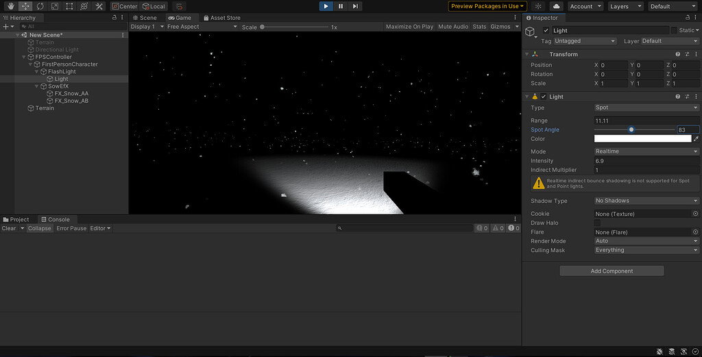 how to to make the particles visible in the Particlesystem only when affected by light in a ...