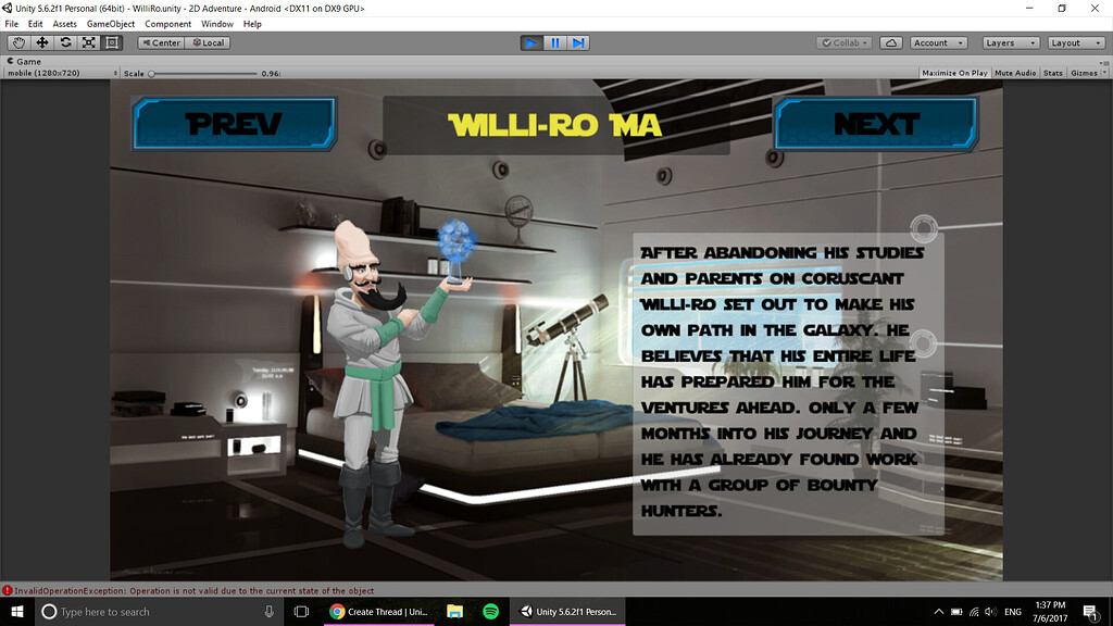 2d Character Selection Unity Engine Unity Discussions
