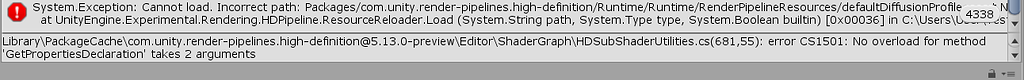 HDRP AND SHADER GRAPH ERRORS AFTER UPDATING AND INSTALLING - Unity ... HDRP AND SHADER GRAPH ERRORS AFTER UPDATING AND INSTALLING - Unity ...