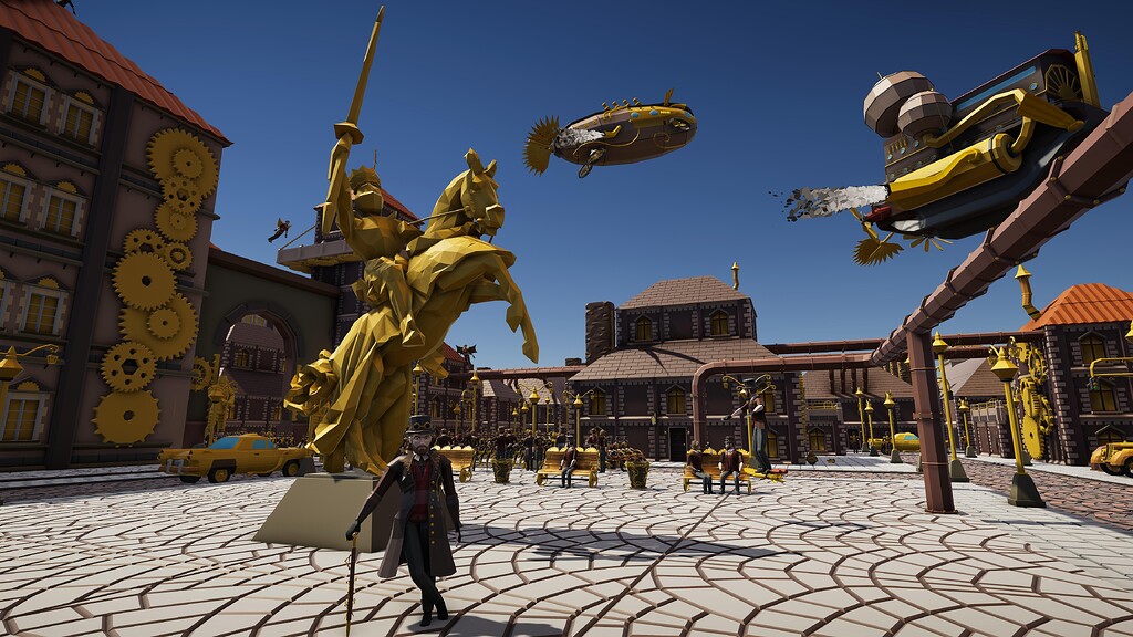 Low Poly Steampunk - Environment + Characters - Community Showcases ...