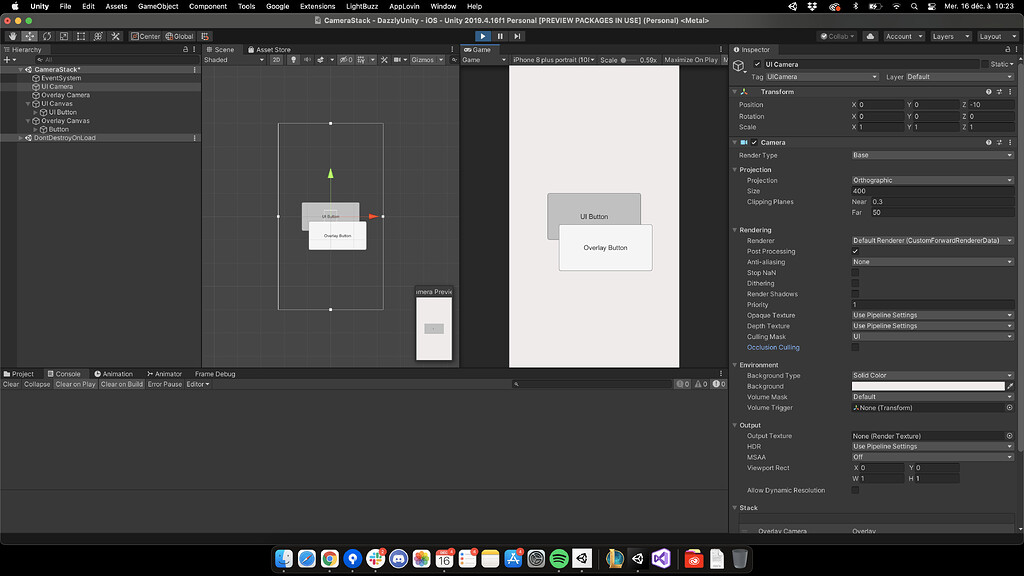 Camera stack and event priority - Unity Engine - Unity Discussions