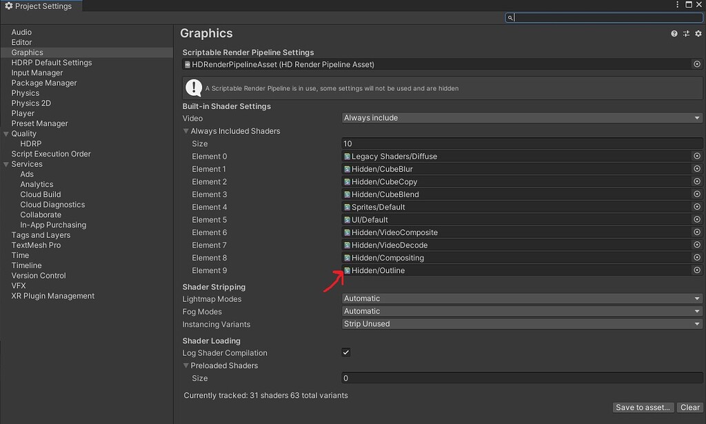Problem With Getting Custom Pass Shader In Build Unity Engine 0820