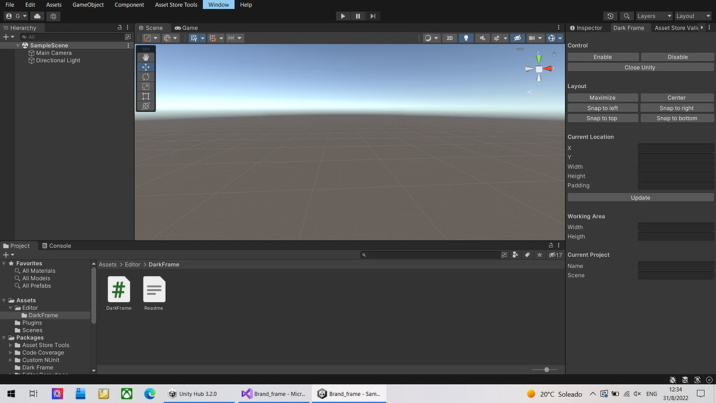 DarkFrame - Dark mode frame UI for Unity editor - Community Showcases ...